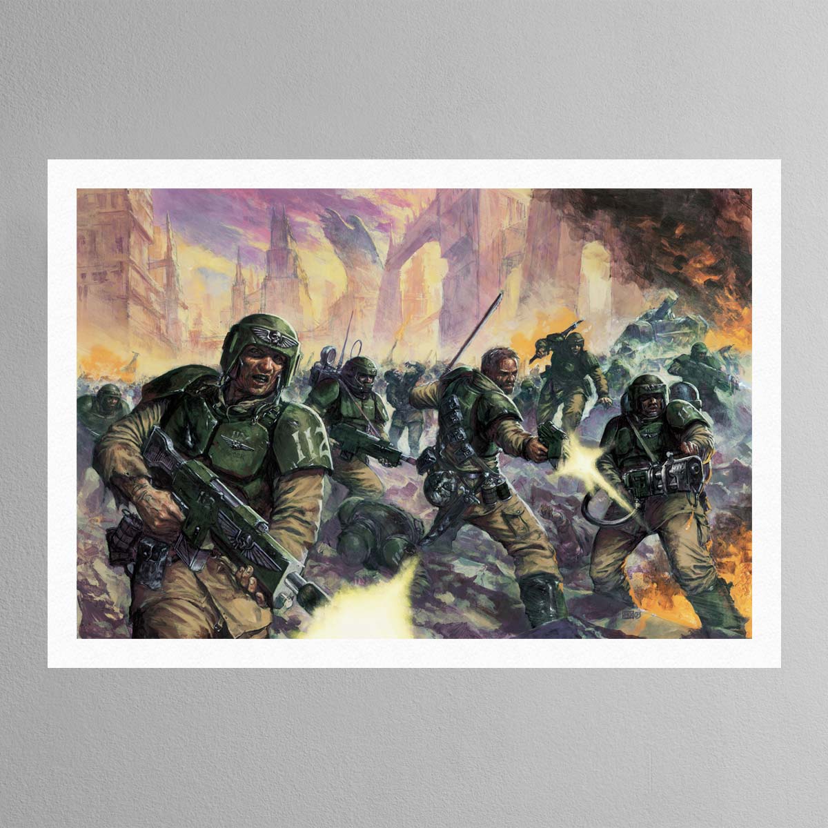 Cadian Infantry – Warhammer Art