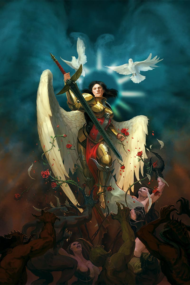 Celestine - The Living Saint Art Print – Warhammer 40K Collectible ...