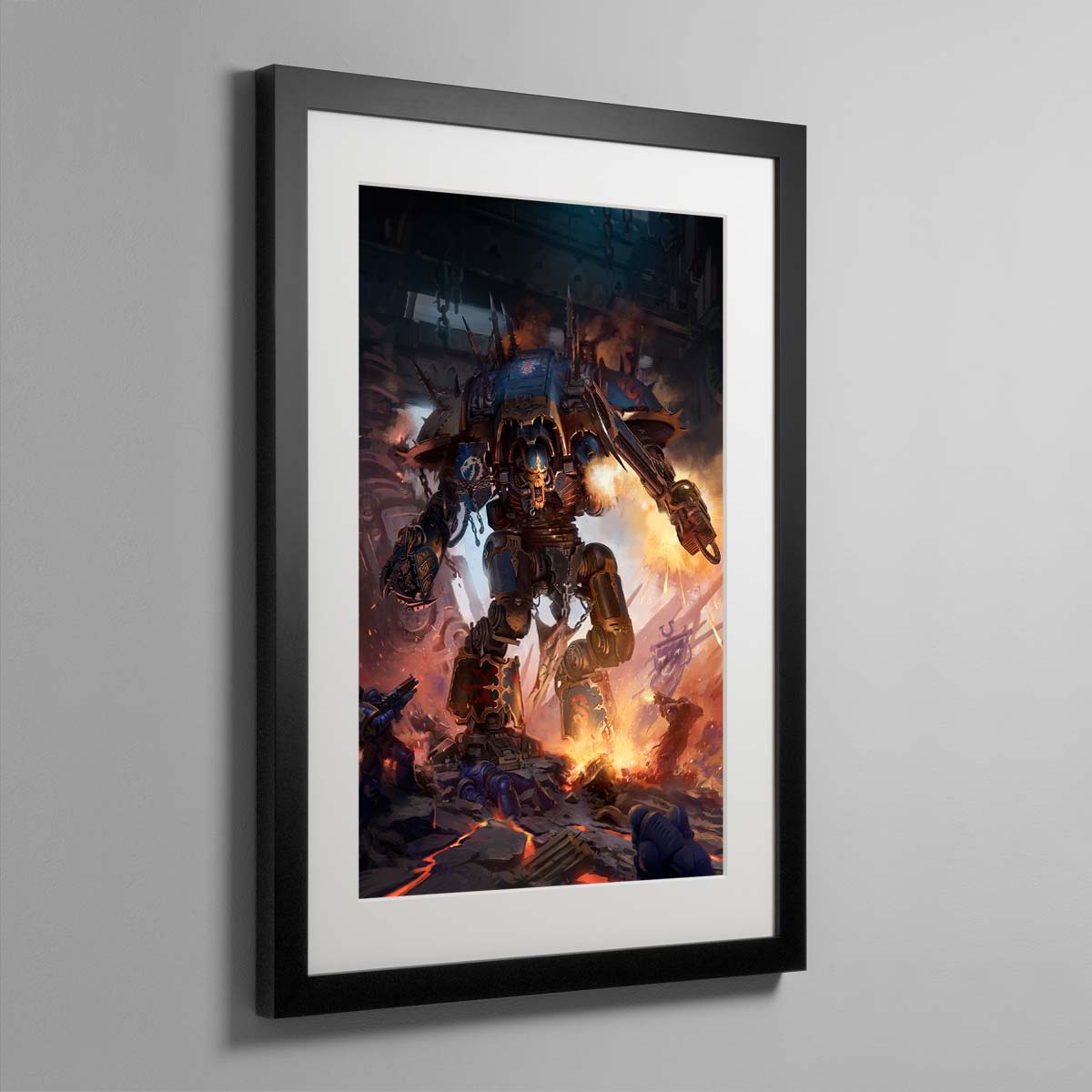 Chaos Knight Codex Cover Art 2019 Art Print – Warhammer 40K – Warhammer Art