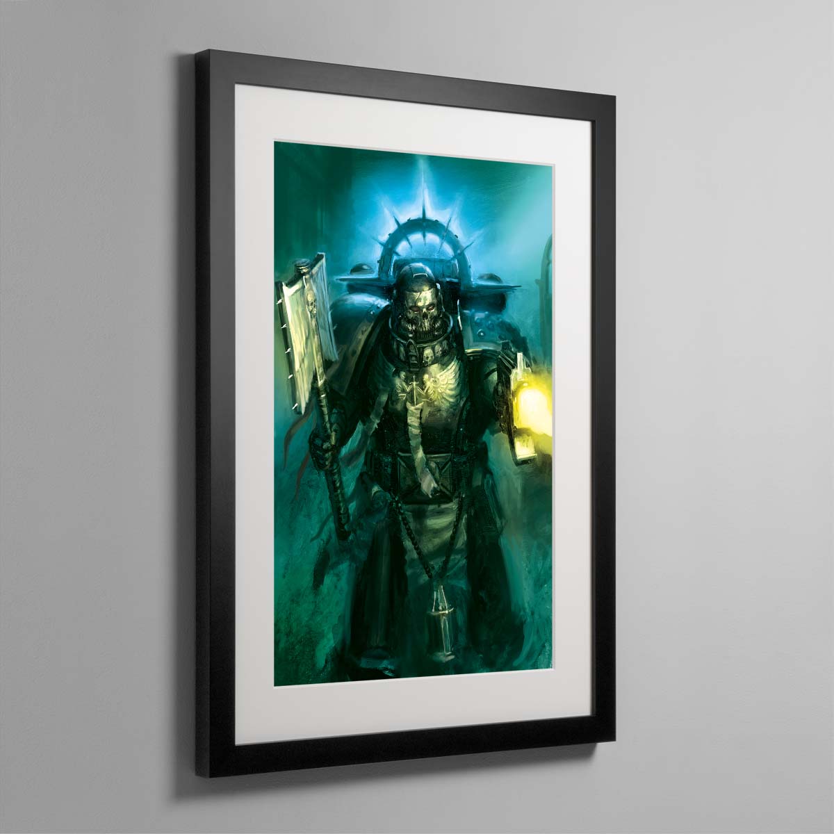 Chaplain Art Print – Warhammer 40K Collectible – Warhammer Art