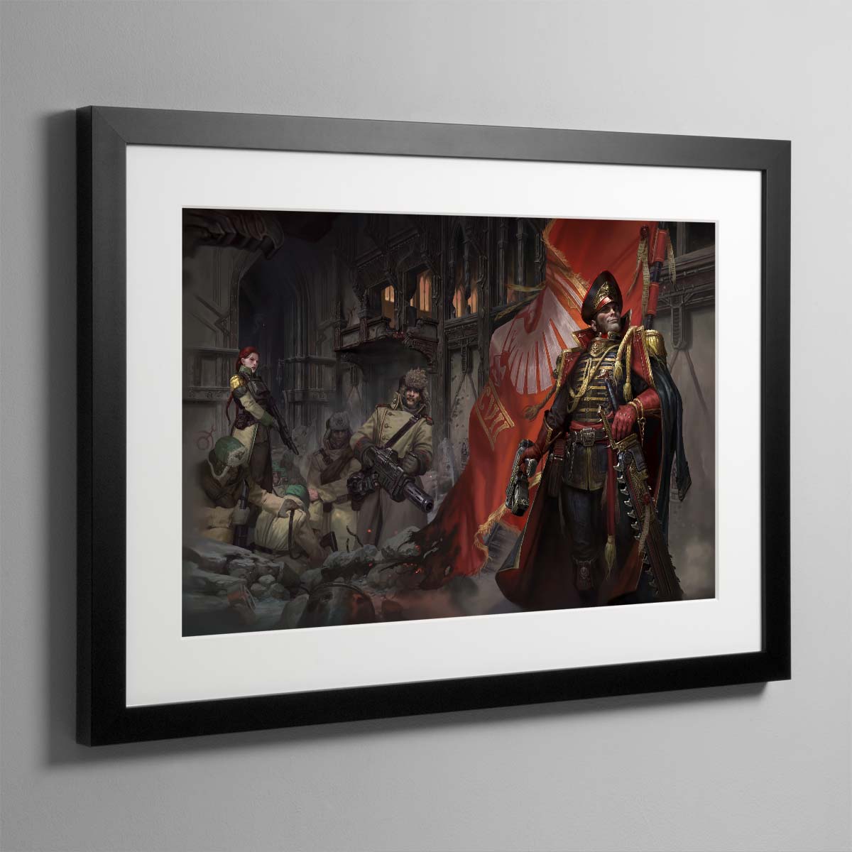 Ciaphas Cain - Choose Your Enemies Art Print – Warhammer 40K ...