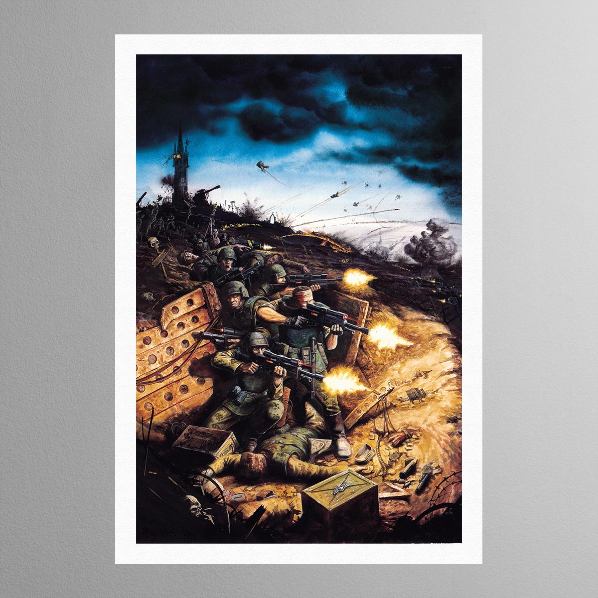 Classic Imperial Guard Codex Cover Art Print – Warhammer 40K ...
