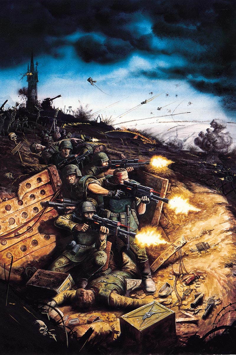 Classic Imperial Guard Codex Cover Art Print – Warhammer 40K ...