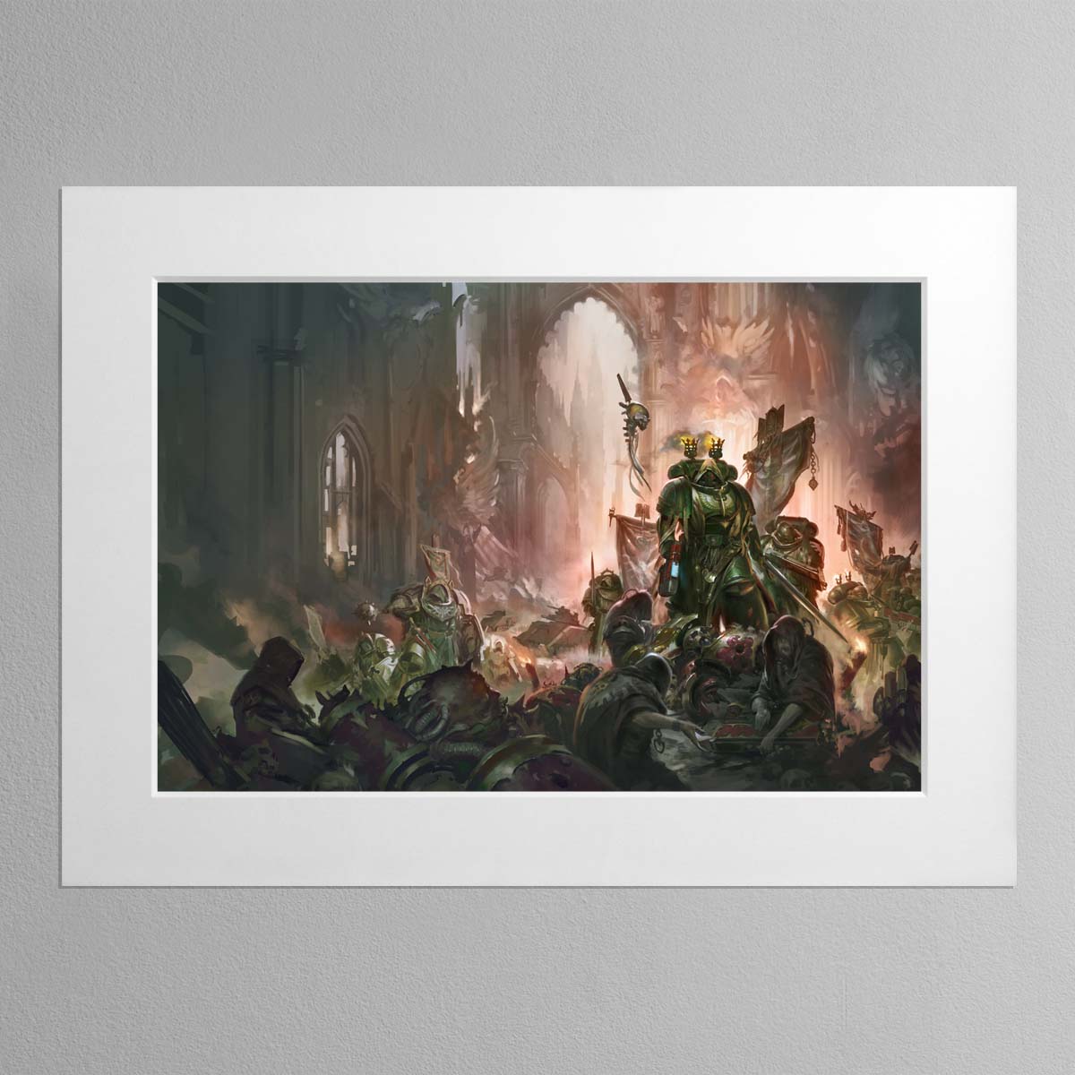 Codex Dark Angels Cover Art Print – Warhammer 40K Collectible ...