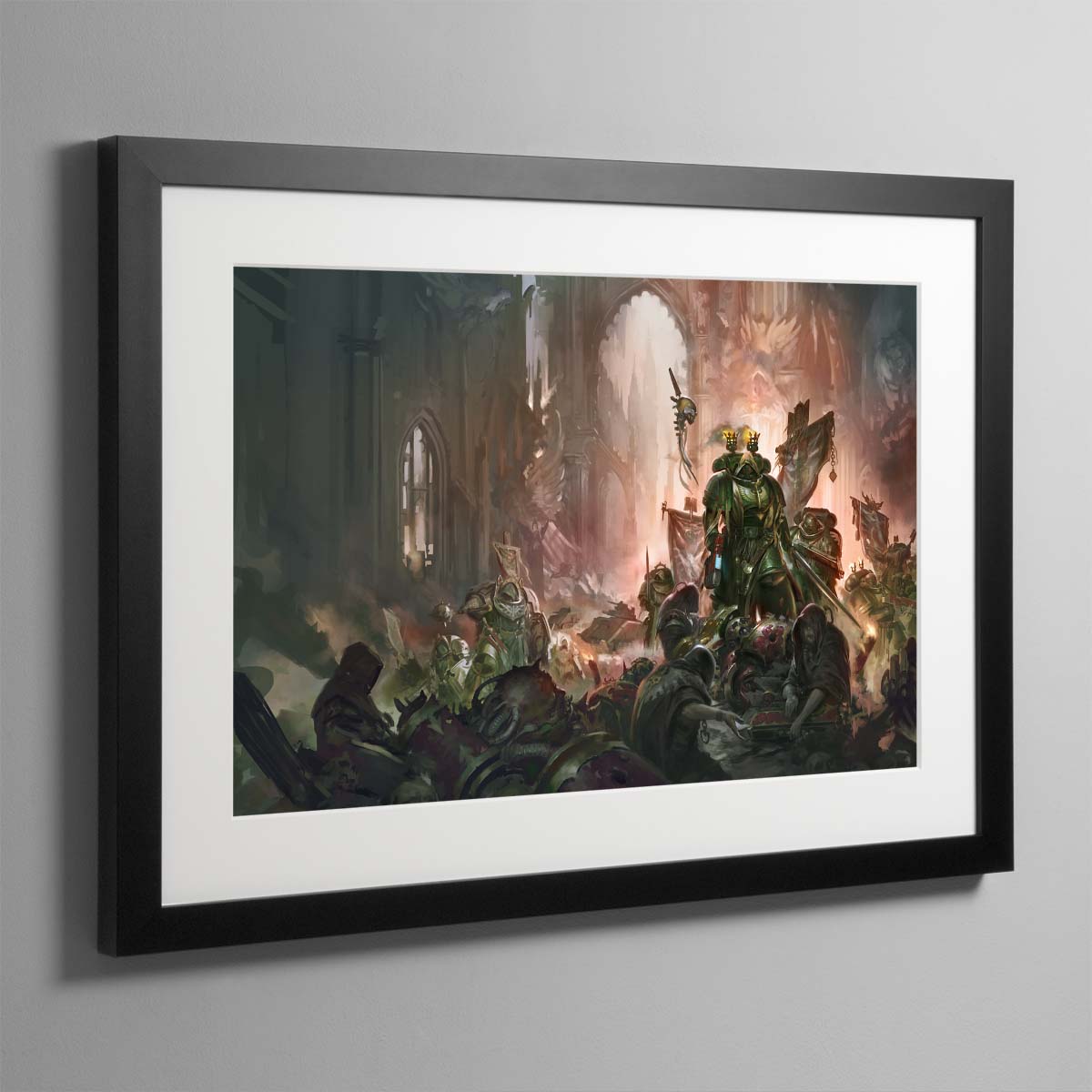 Codex Dark Angels Cover Art Print – Warhammer 40K Collectible ...