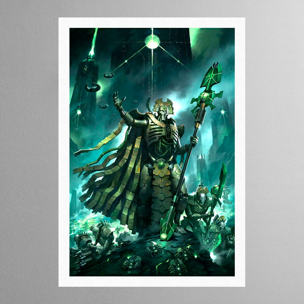 Codex Necrons Cover Art (10th Edition) - Warhammer Art