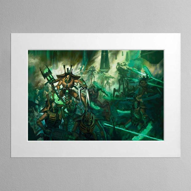 Codex Necrons Cover Art (9th Edition) Art Print – Warhammer 40K ...