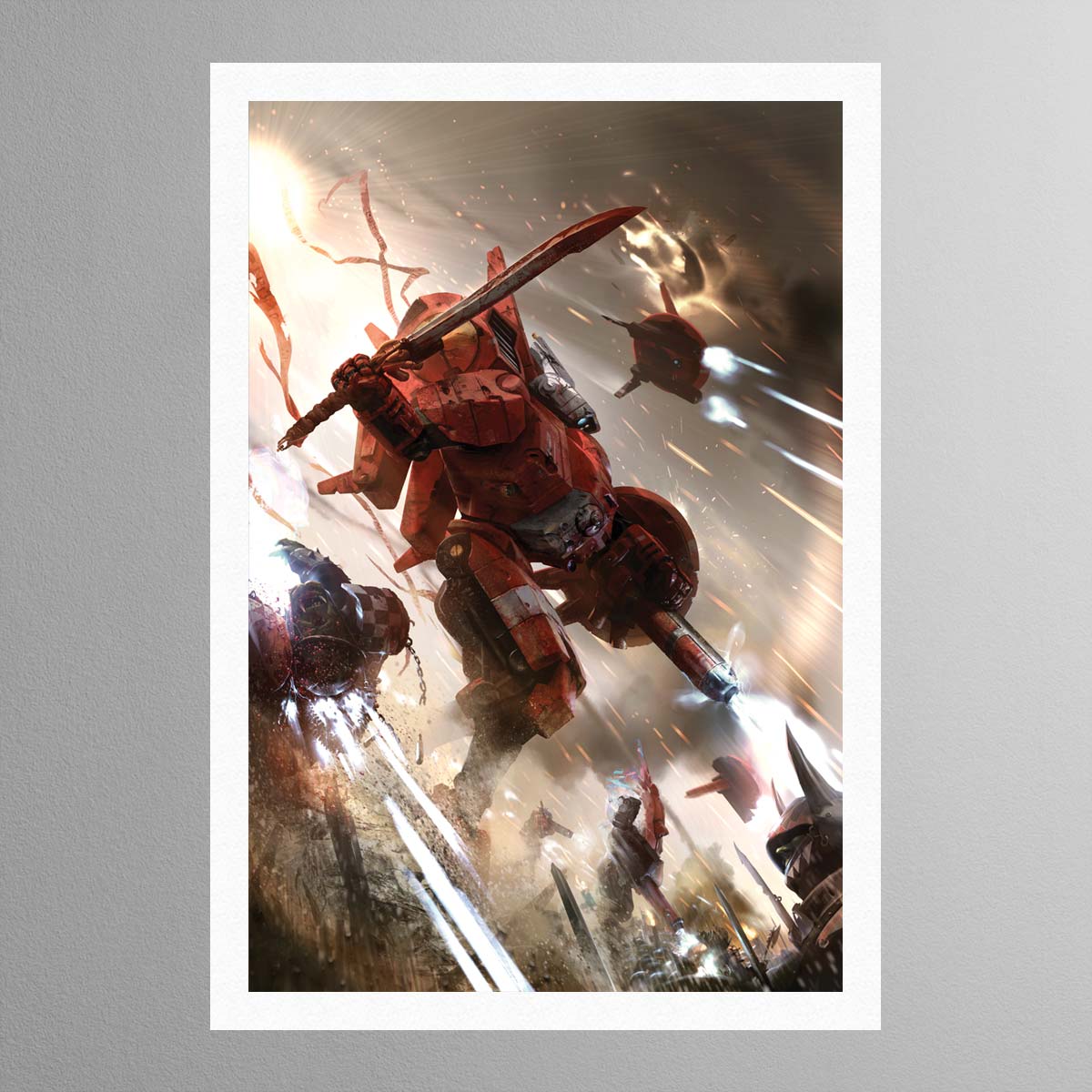 Commander Farsight Art Print – Warhammer 40K Collectible – Warhammer Art