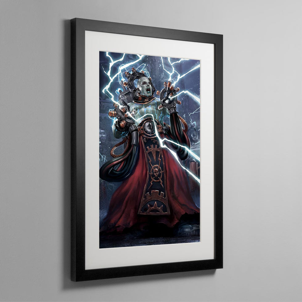 Corpuscarii Electro-Priest Art Print – Warhammer 40K Collectible ...