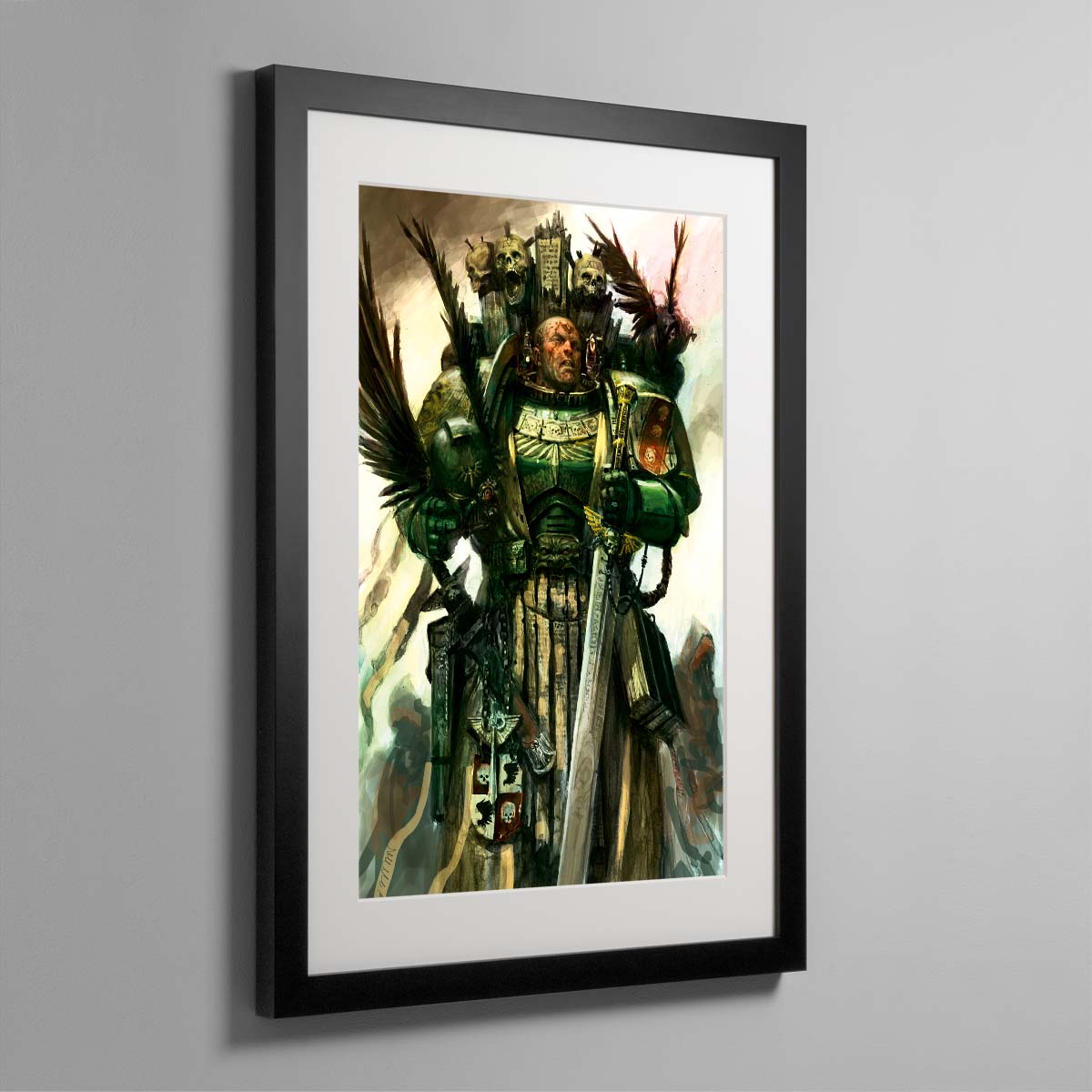 Dark Angel Art Commander Art Print – Warhammer 40K Collectible ...