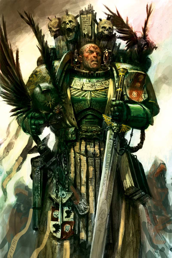 Dark Angel Art Commander Art Print – Warhammer 40K Collectible ...