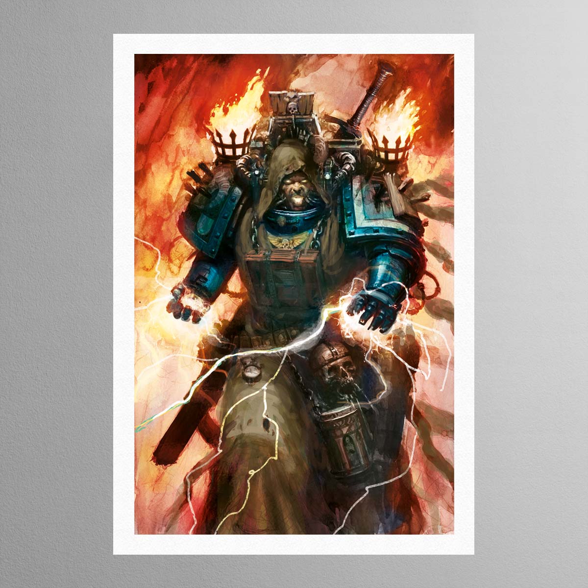 Dark Angel Librarian Art Print – Warhammer 40K Collectible – Warhammer Art