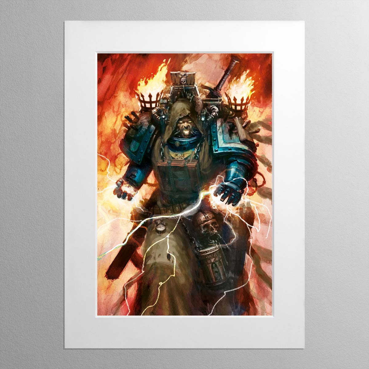 Dark Angel Librarian Art Print – Warhammer 40K Collectible – Warhammer Art