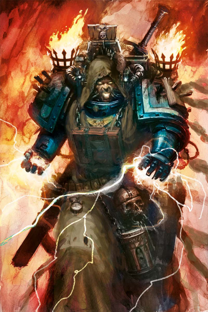 Dark Angel Librarian Art Print – Warhammer 40K Collectible – Warhammer Art