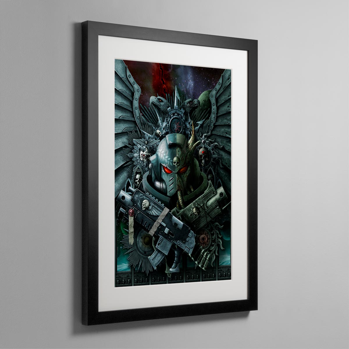 There Is Only War Art Print – Warhammer 40K Collectible – Warhammer Art