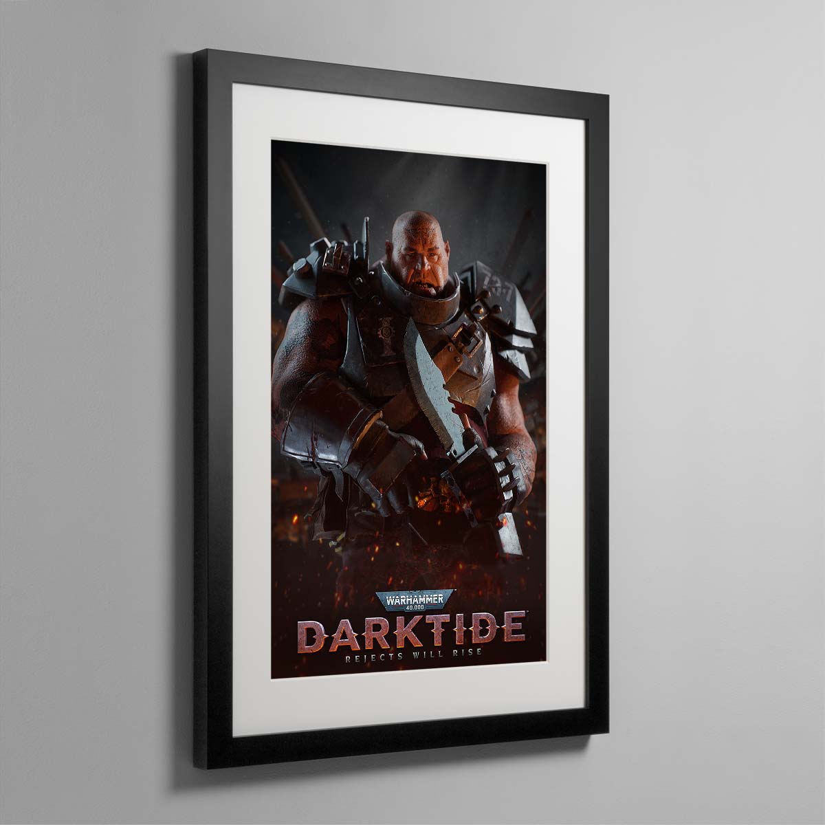 Darktide Ogryn Art Print – Game Artwork – Warhammer Art