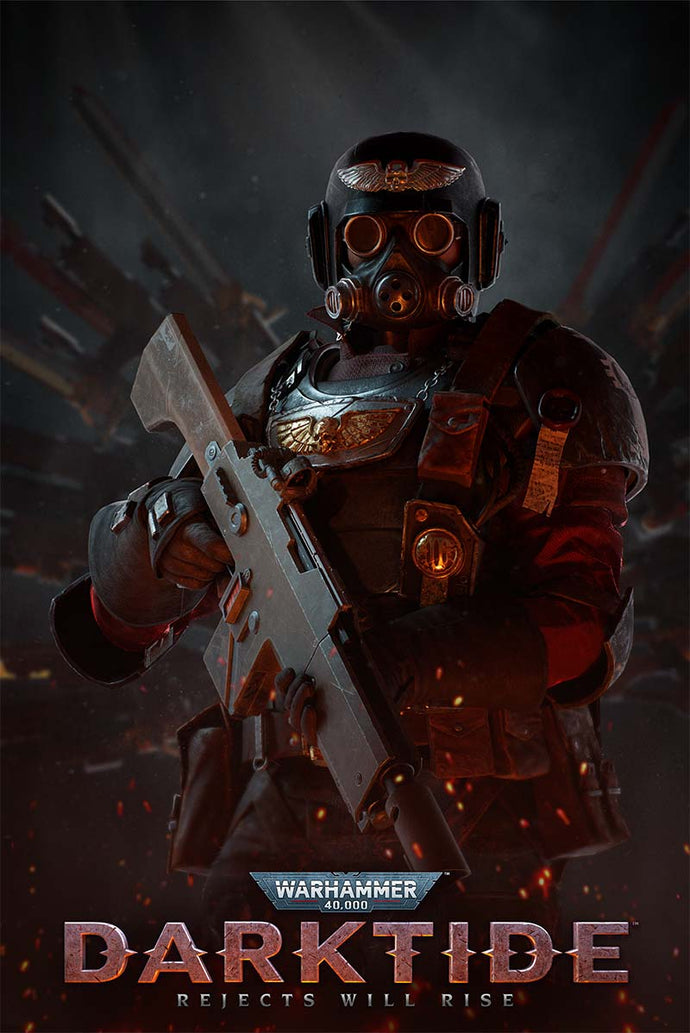Darktide Veteran – Warhammer Art