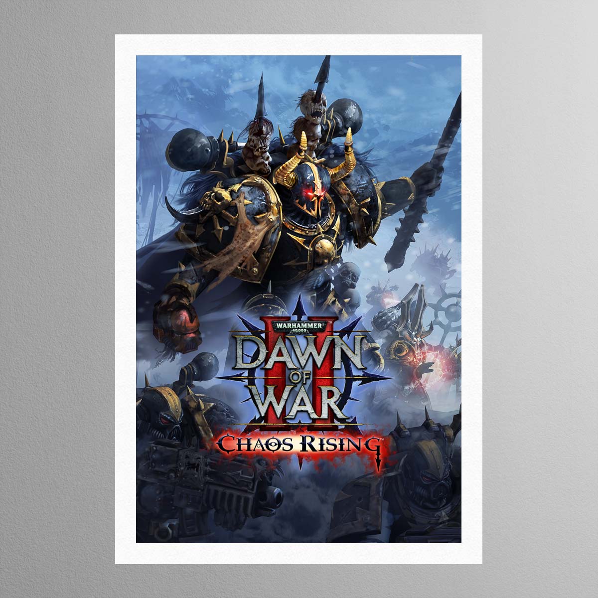 Dawn of War 2 - Chaos Rising Art Print – Game Artwork – Warhammer Art