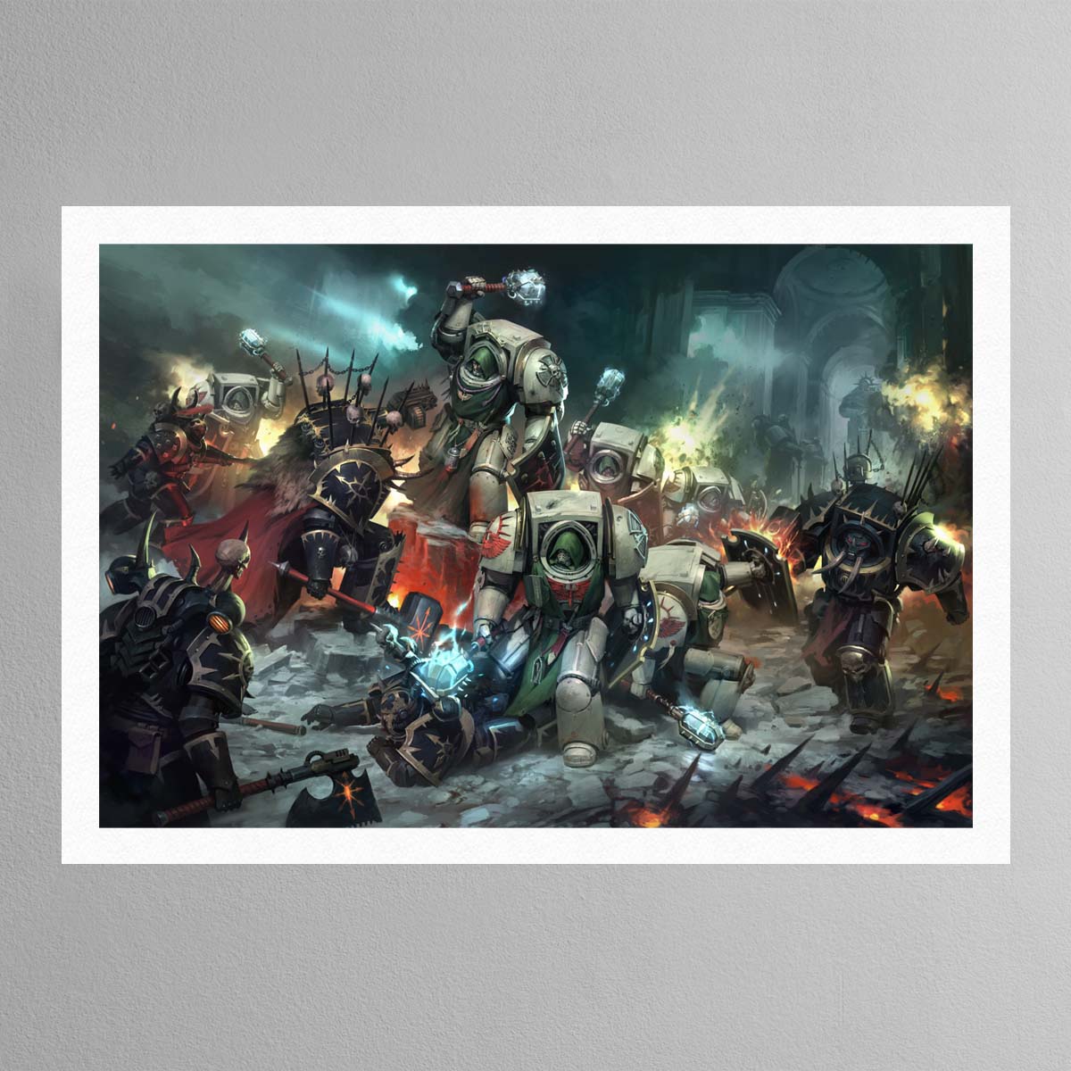 Deathwing Assault Cover Art Print – Warhammer 40K Collectible ...