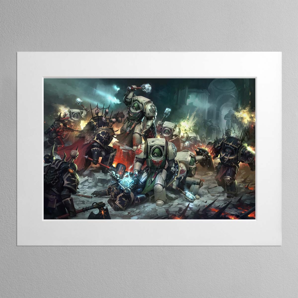 Deathwing Assault Cover Art Print – Warhammer 40K Collectible ...