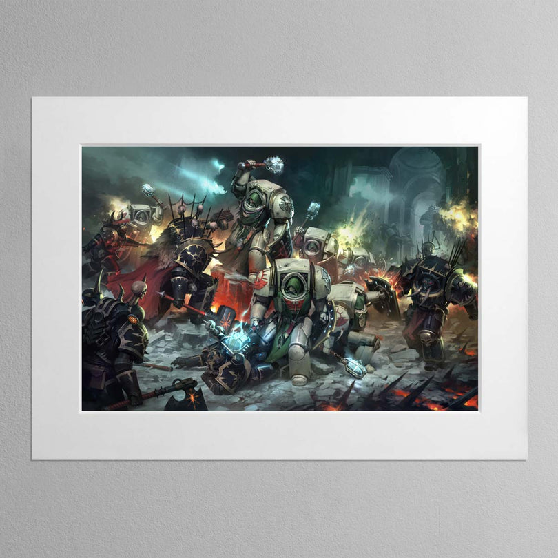 Deathwing Assault Cover Art Print – Warhammer 40K Collectible ...