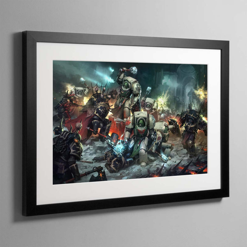 Deathwing Assault Cover Art Print – Warhammer 40K Collectible ...