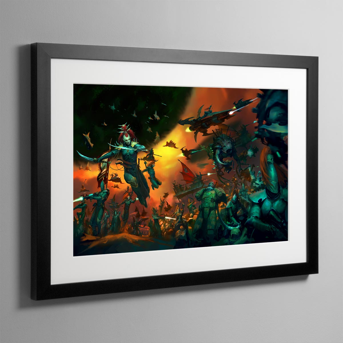 Drukhari Art Print – Warhammer 40K Collectible – Warhammer Art