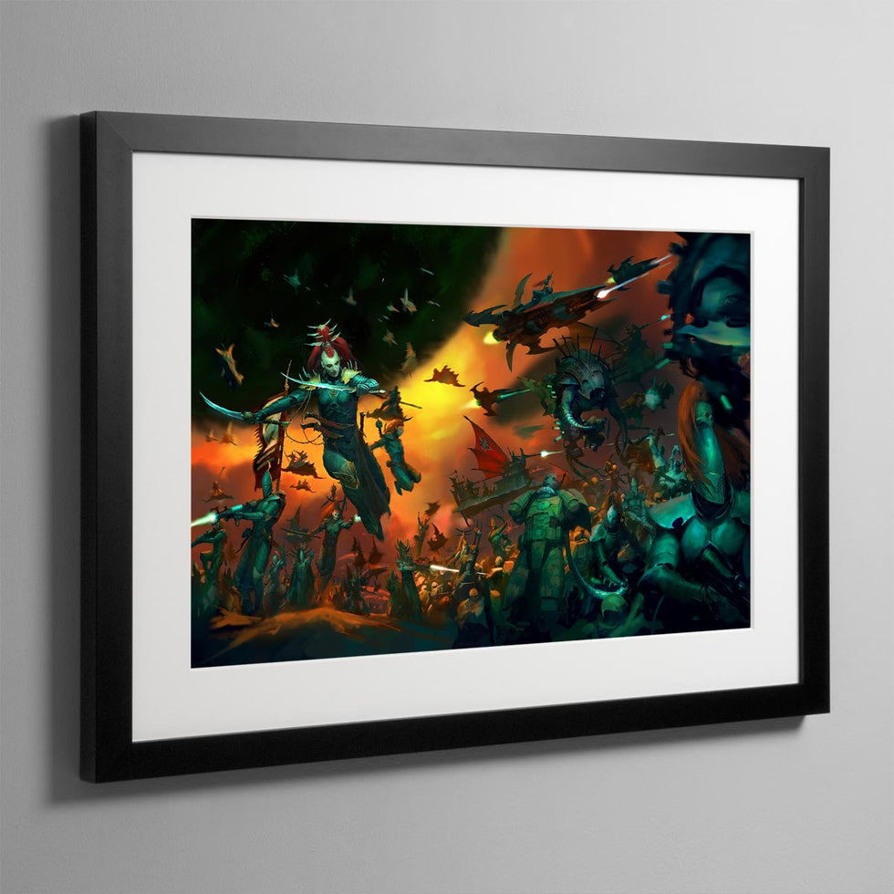 Drukhari Art Print – Warhammer 40K Collectible – Warhammer Art