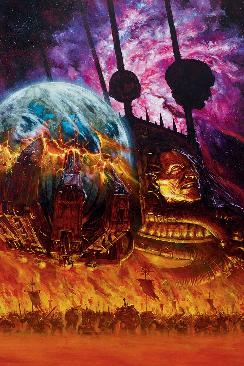 Eye of Terror Codex Cover Art Print – Warhammer 40K Collectible ...