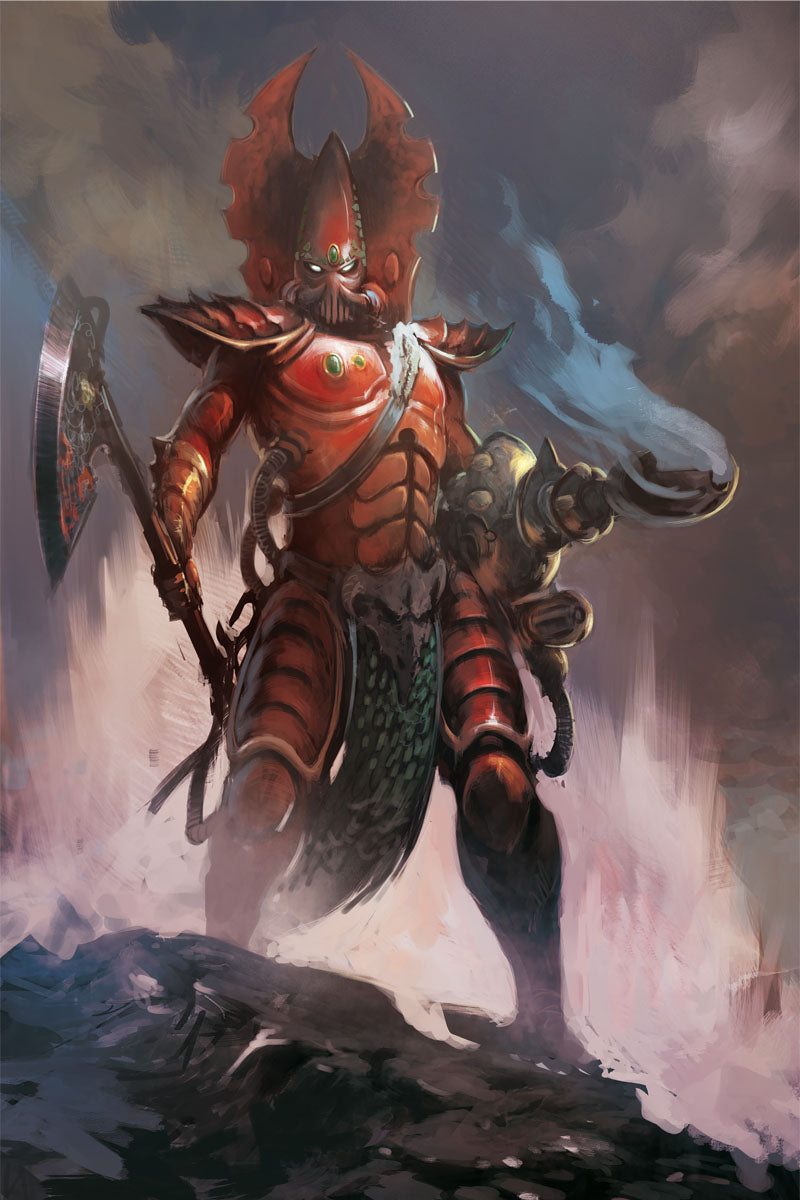 FUEGAN - THE BURNING LANCE - Warhammer Art