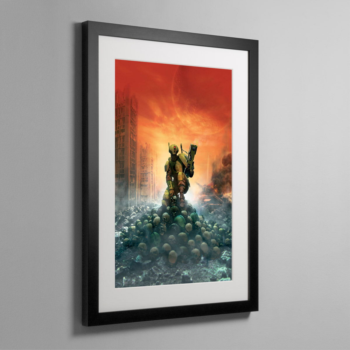 Fire Warrior Art Print – Warhammer 40K Collectible – Warhammer Art
