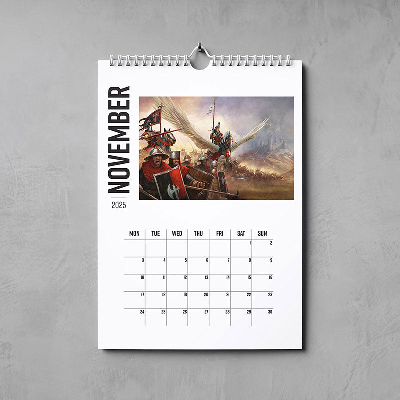 Custom Calendars - Warhammer Art