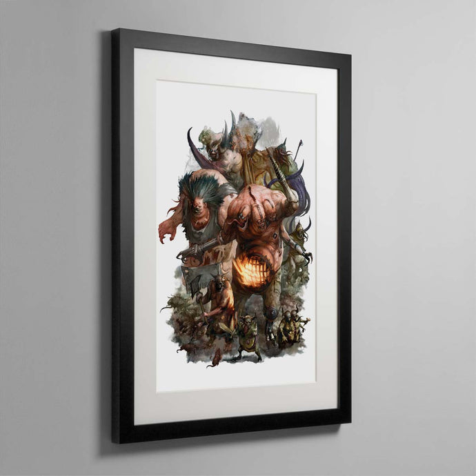 Gellerpox Infected - Warhammer Art