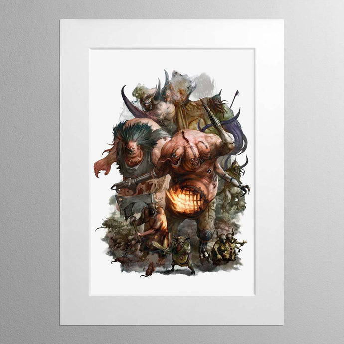 Gellerpox Infected Art Print – Warhammer 40K Collectible – Warhammer Art