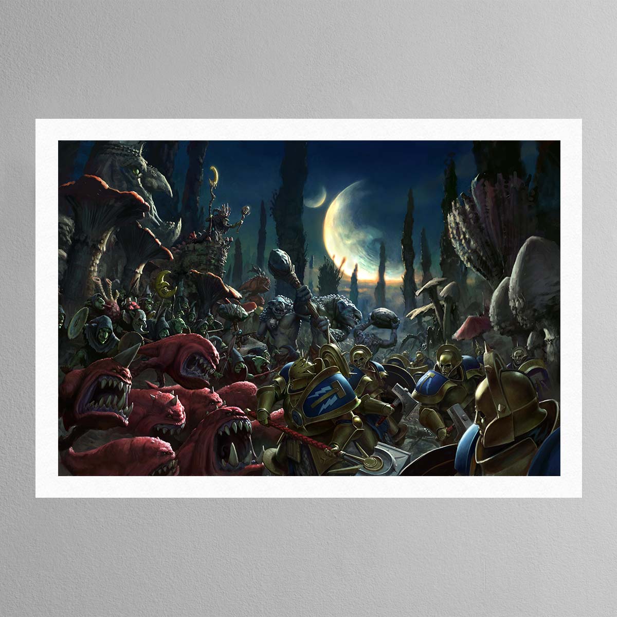 Gloomspite Gitz Art Print – Age of Sigmar Collectible – Warhammer Art