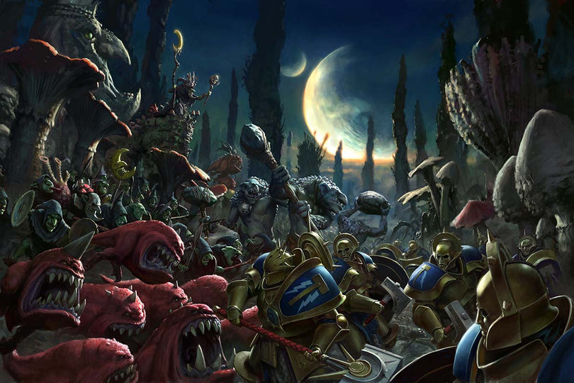 Gloomspite Gitz Art Print – Age of Sigmar Collectible – Warhammer Art