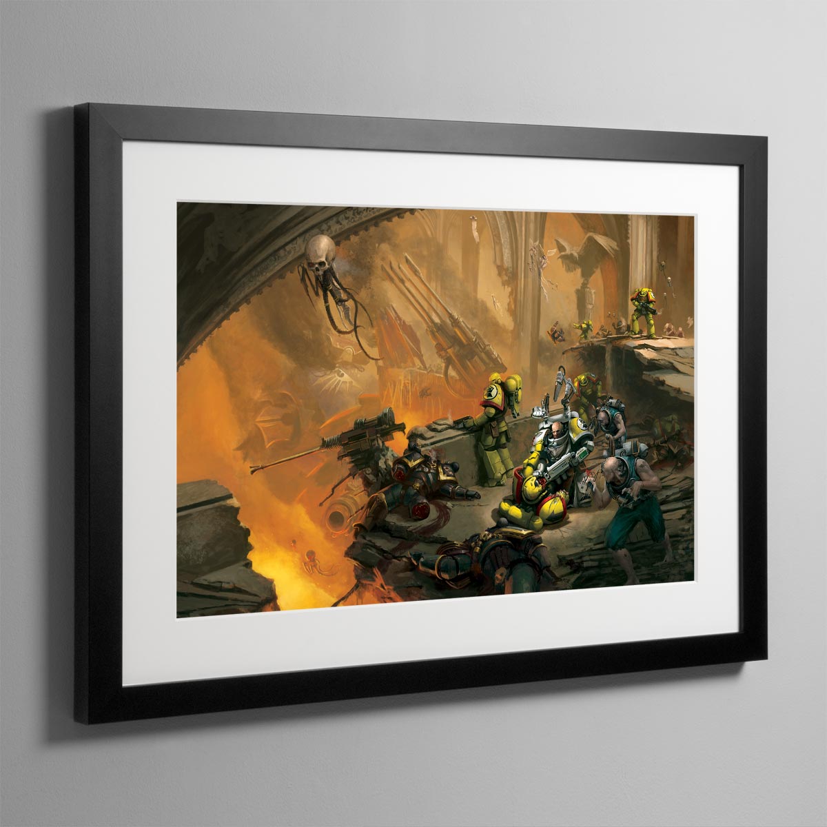 Glory of the Chapter Art Print – Warhammer 40K Collectible – Warhammer Art