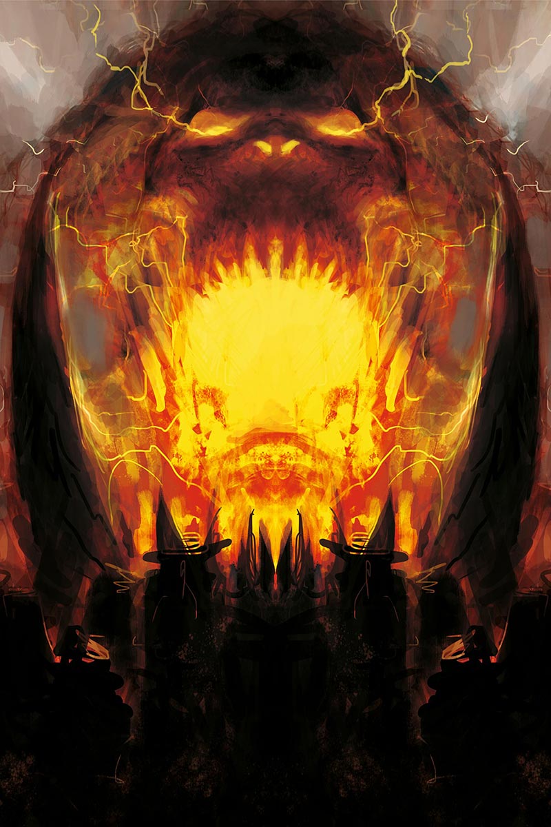 Gork Art Print – Warhammer 40K Collectible – Warhammer Art