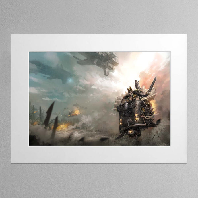 Grand Master of the Ravenwing – Warhammer Art