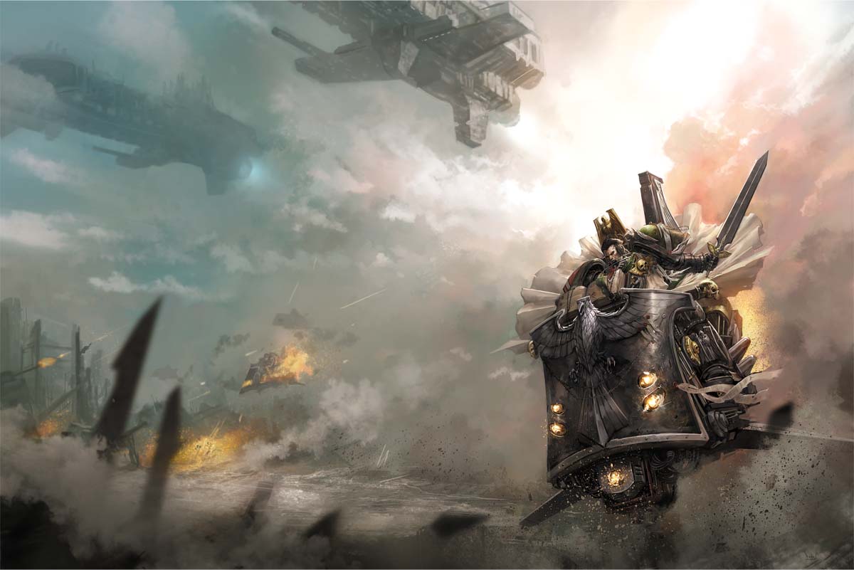 Grand Master of the Ravenwing Art Print – Warhammer 40K Collectible ...