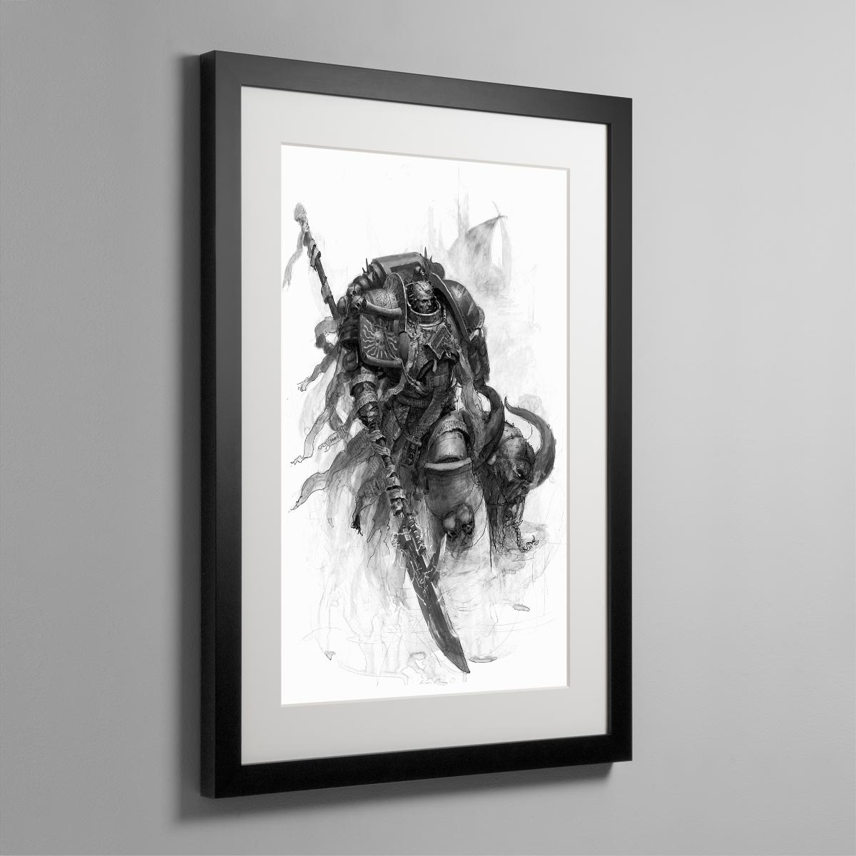 Grey Knight Art Print – Warhammer 40K Collectible – Warhammer Art
