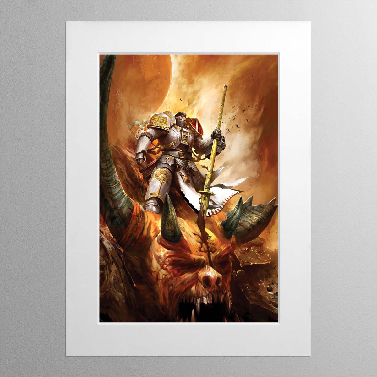 Grey Knight Terminator Art Print – Warhammer 40K Collectible ...