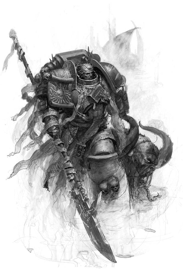 Grey Knight Art Print – Warhammer 40K Collectible – Warhammer Art