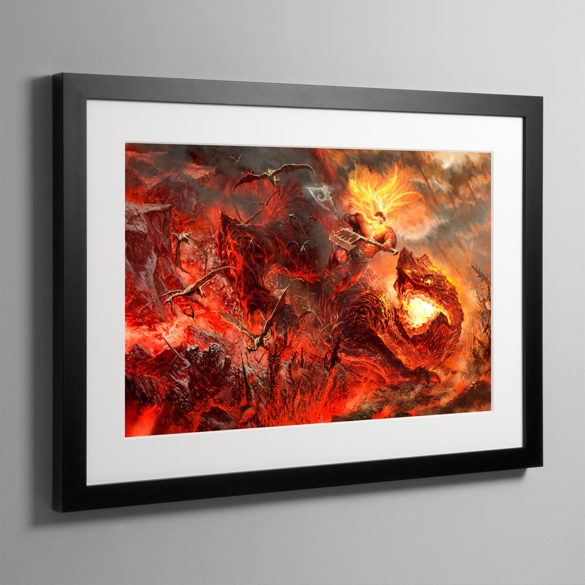 Grimnir and Vulcatrix Art Print – Age of Sigmar Collectible ...