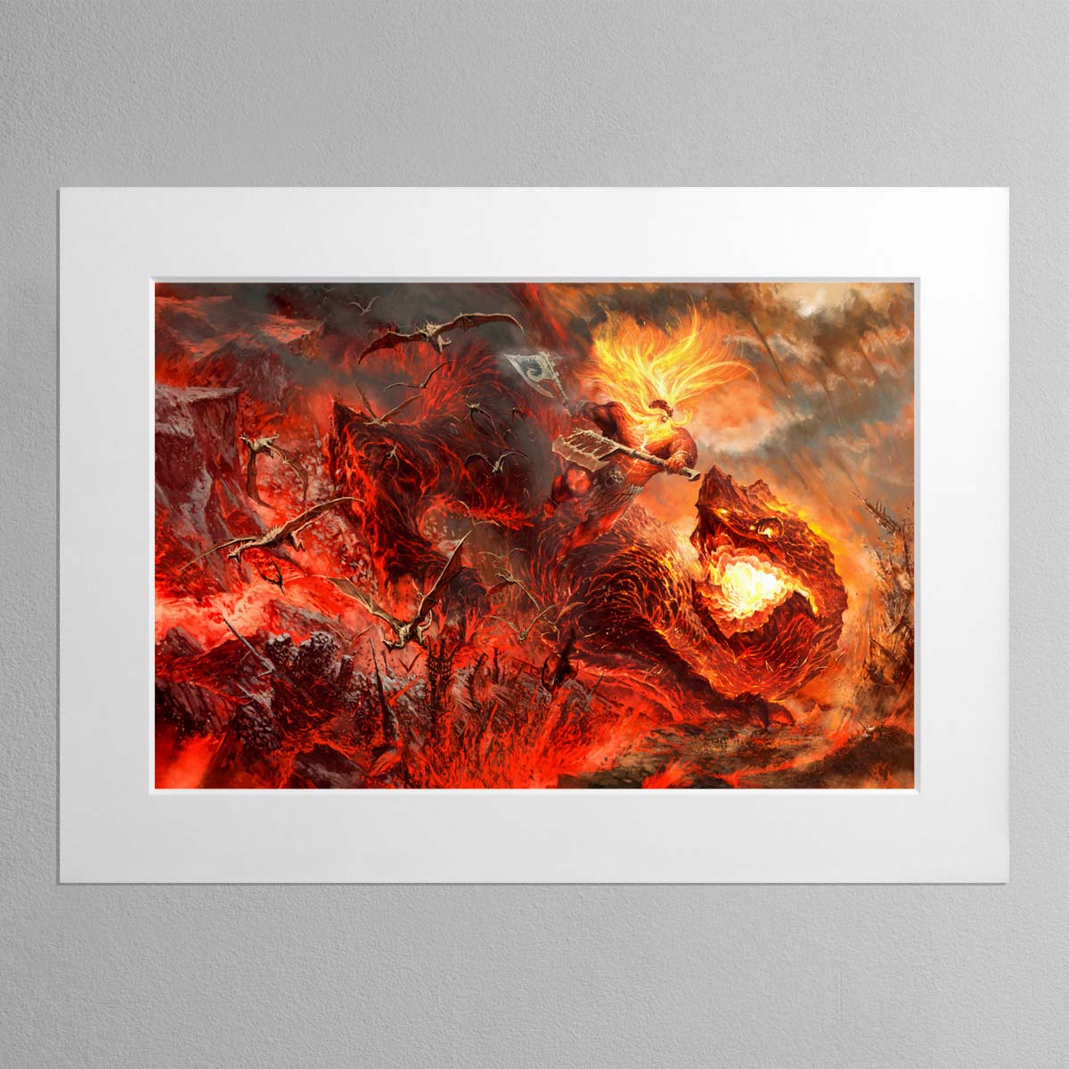Grimnir and Vulcatrix Art Print – Age of Sigmar Collectible ...