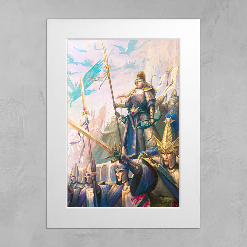 High Elf Realms Art Print – Forces of Fantasy Collectible – Warhammer Art