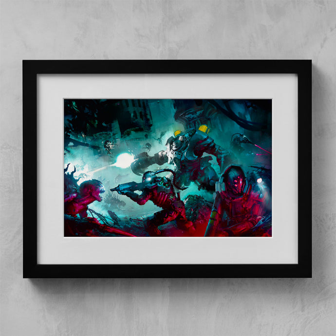 Hive Secundus Art Print – Warhammer 40K Collectible – Warhammer Art