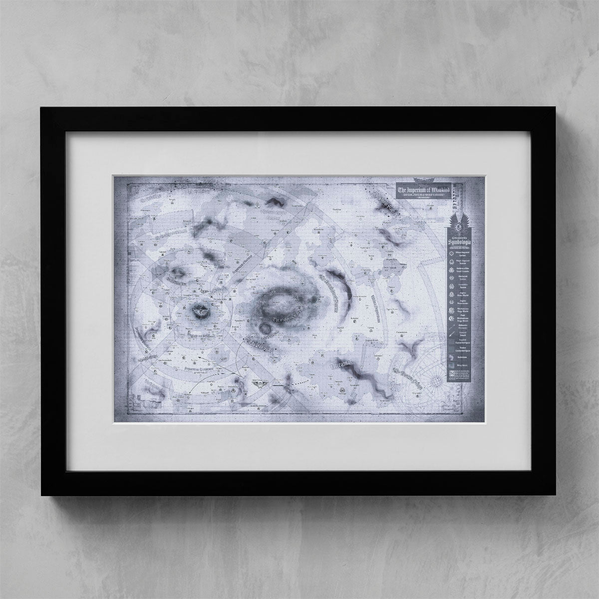 Horus Heresy Map of the Imperium - Greyscale Art Print – The Horus ...