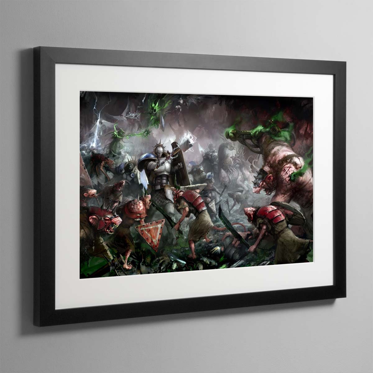 Hallowed Knights vs Skaven Art Print – Age of Sigmar Collectible ...