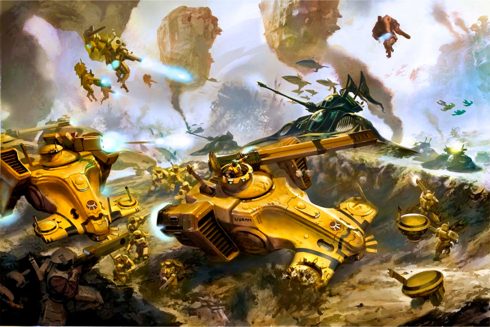 Hammerhead Gunships Art Print – Warhammer 40K Collectible – Warhammer Art